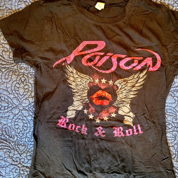 Tultex | Tops | Poison Band Tee Never Been Worn From Concert | Poshmark